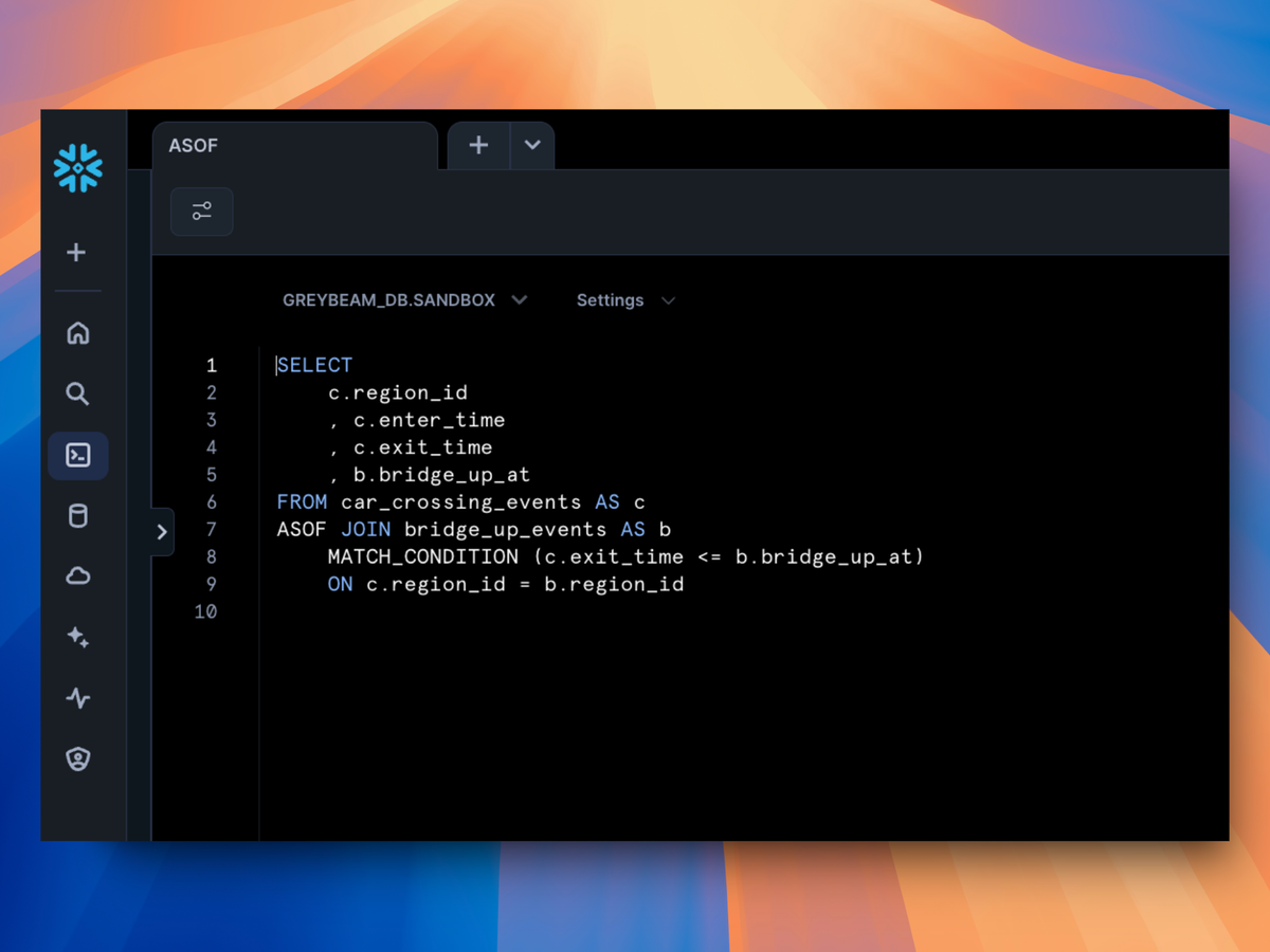 How to use ASOF JOIN in Snowflake for 100x performance gains